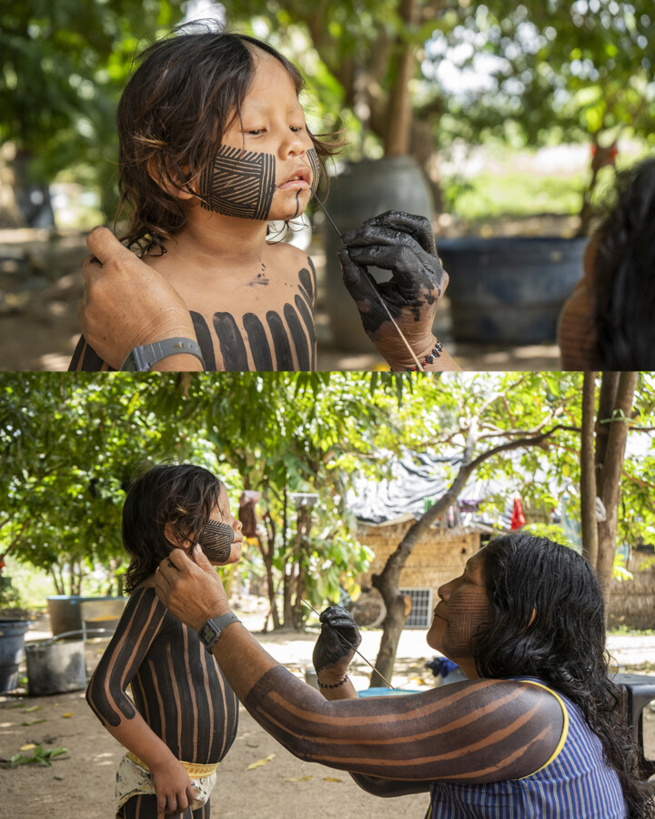 Inside Kayapo Body Painting: Indigenous Amazon Art